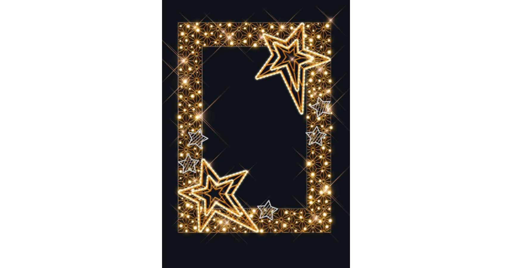 3D Motívum ASTRAL BOOTH képkeret 2 méteres, melegfehér | Blachere Fénydekoráció webáruház